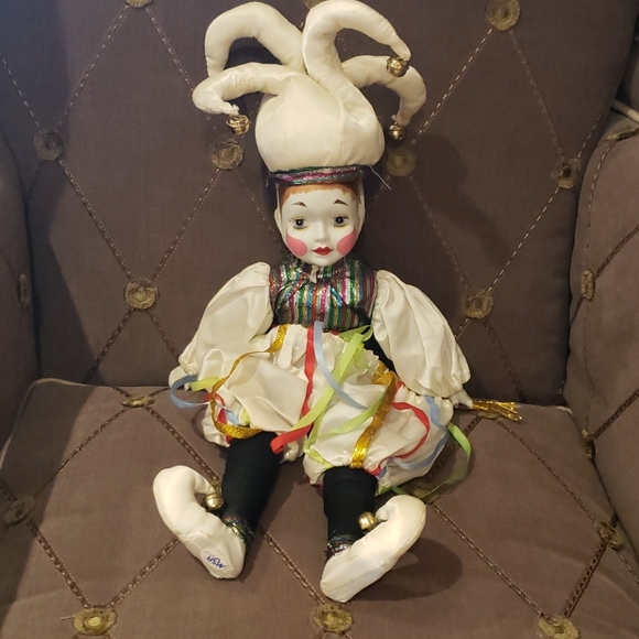 None | Accents | Vintage Jester Doll | Poshmark